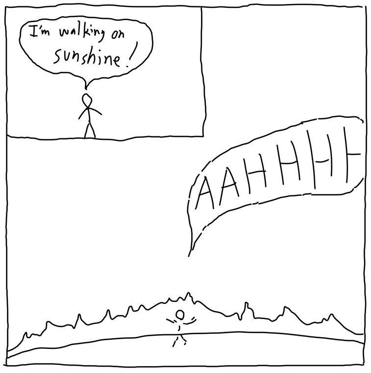 Walking on Sunshine (Comic) – Tangent Writes